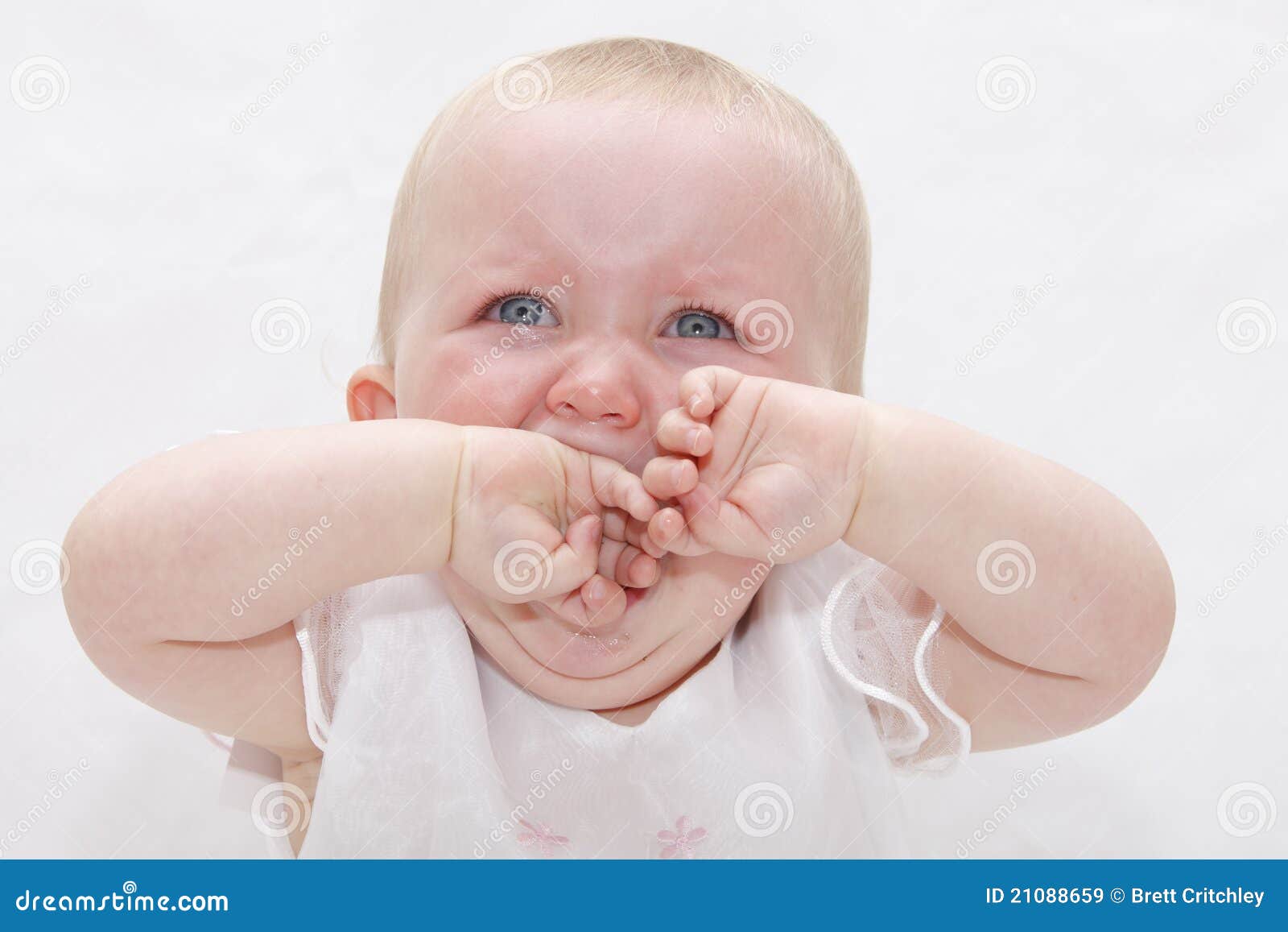 Upset crying child stock image. Image of stressed, infant - 21088659