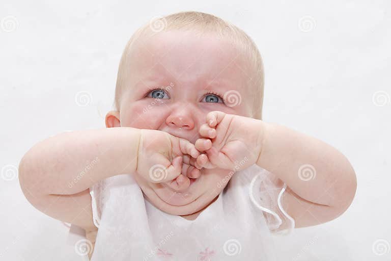 Upset crying child stock image. Image of stressed, infant - 21088659