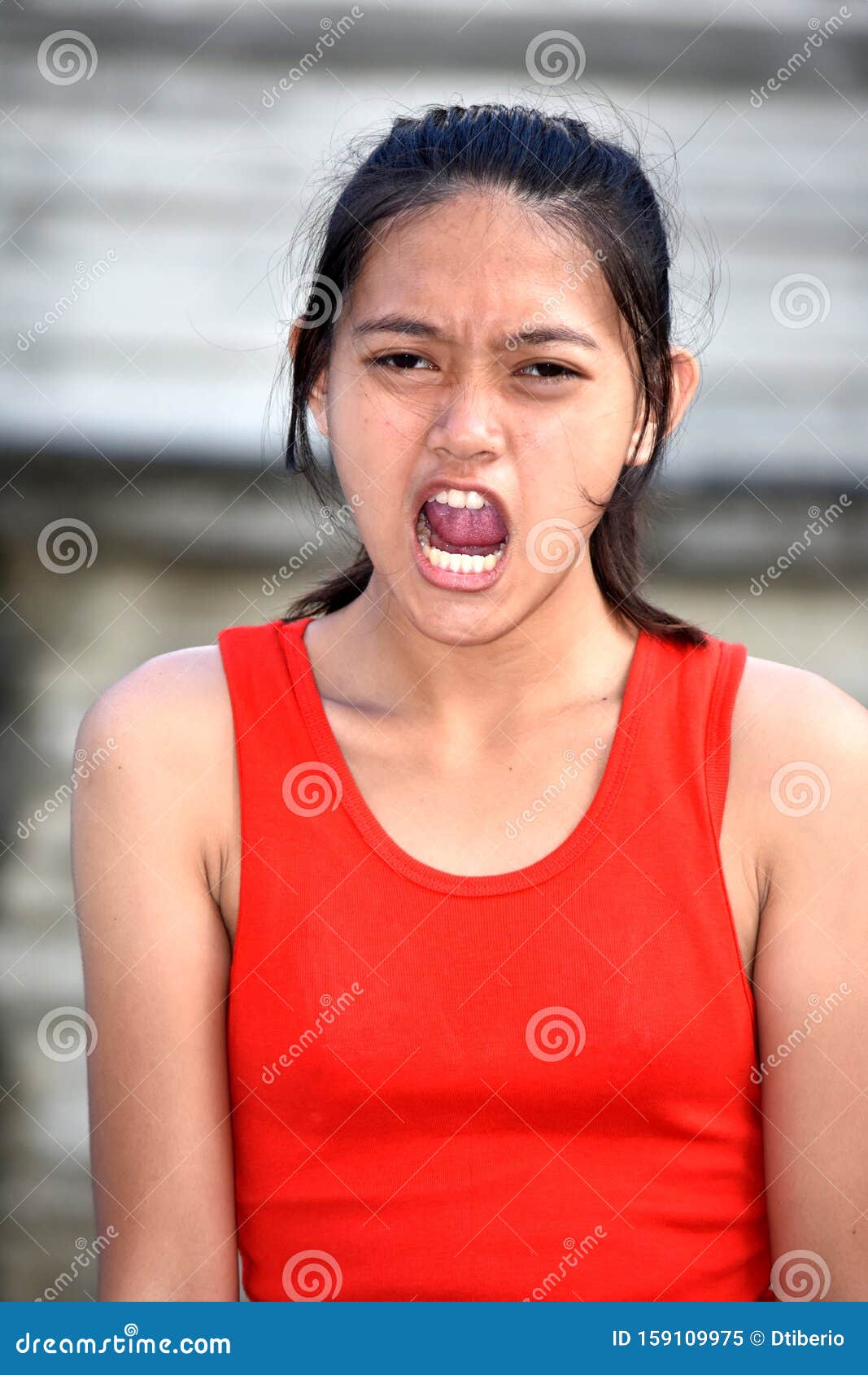 An Upset Cute Diverse Person Stock Image - Image of depression, diverse ...