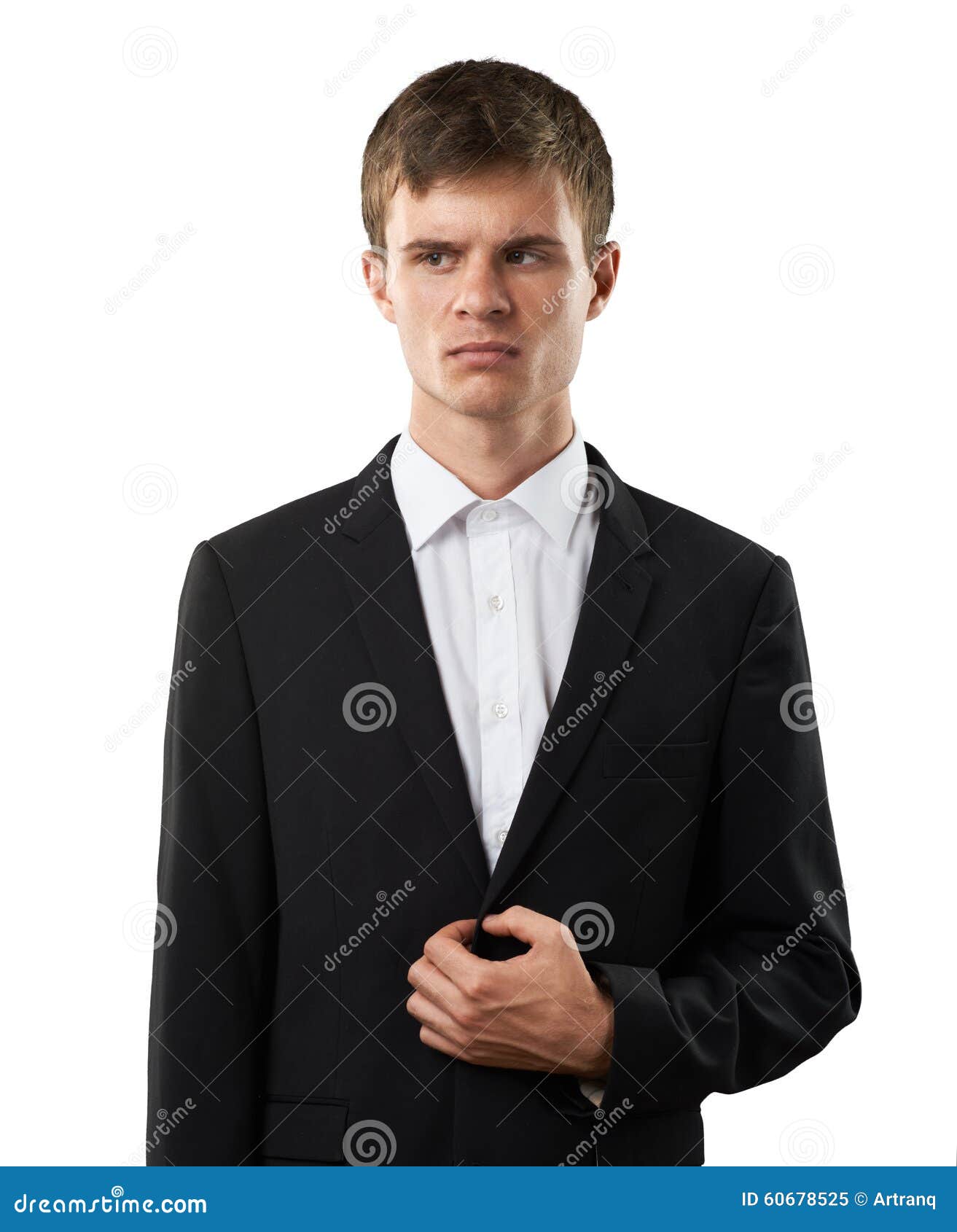 Upset and dissatisfied man stock image. Image of concept - 60678525