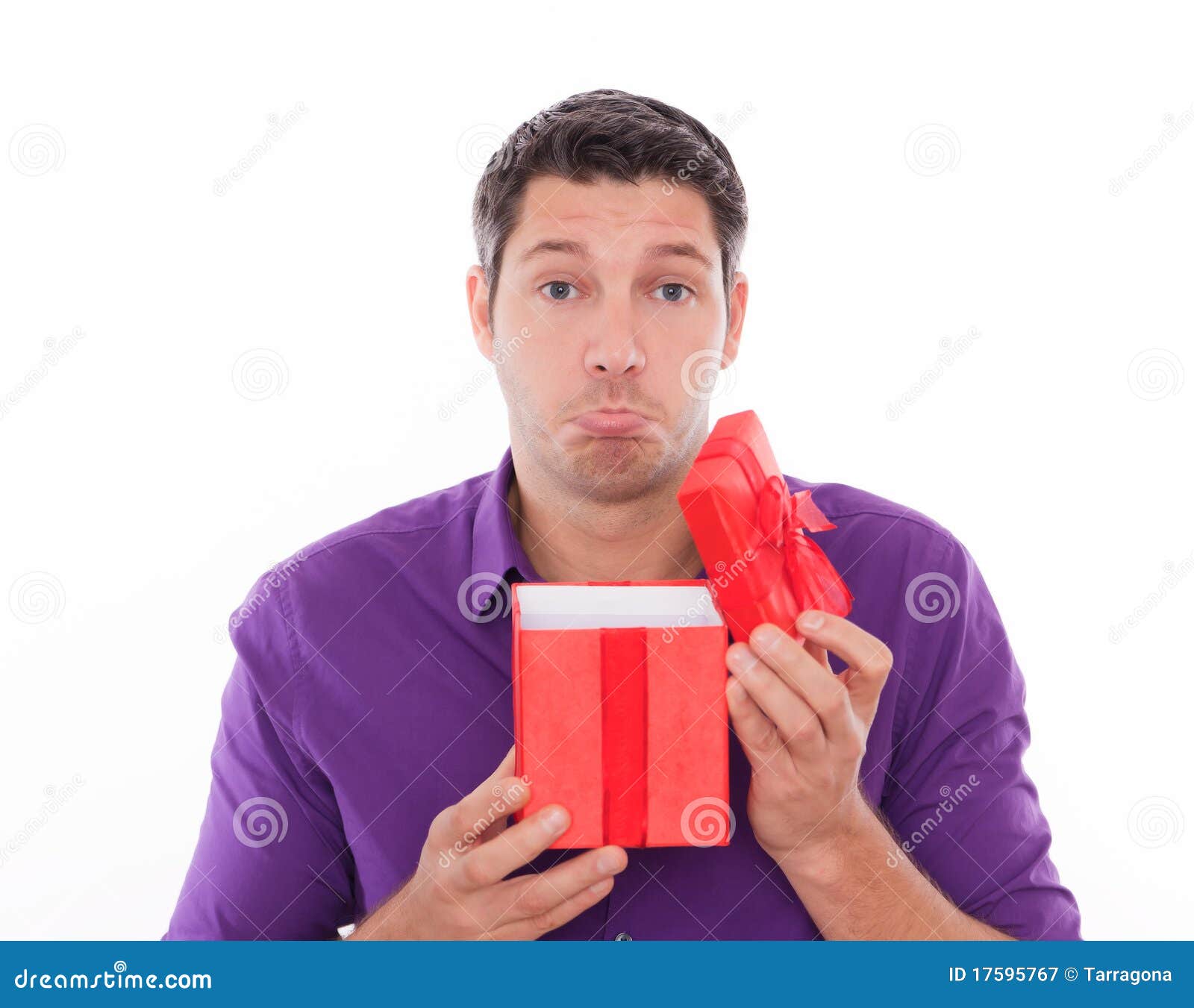 Upset gift stock image. Image of adult, present, angry - 17595767