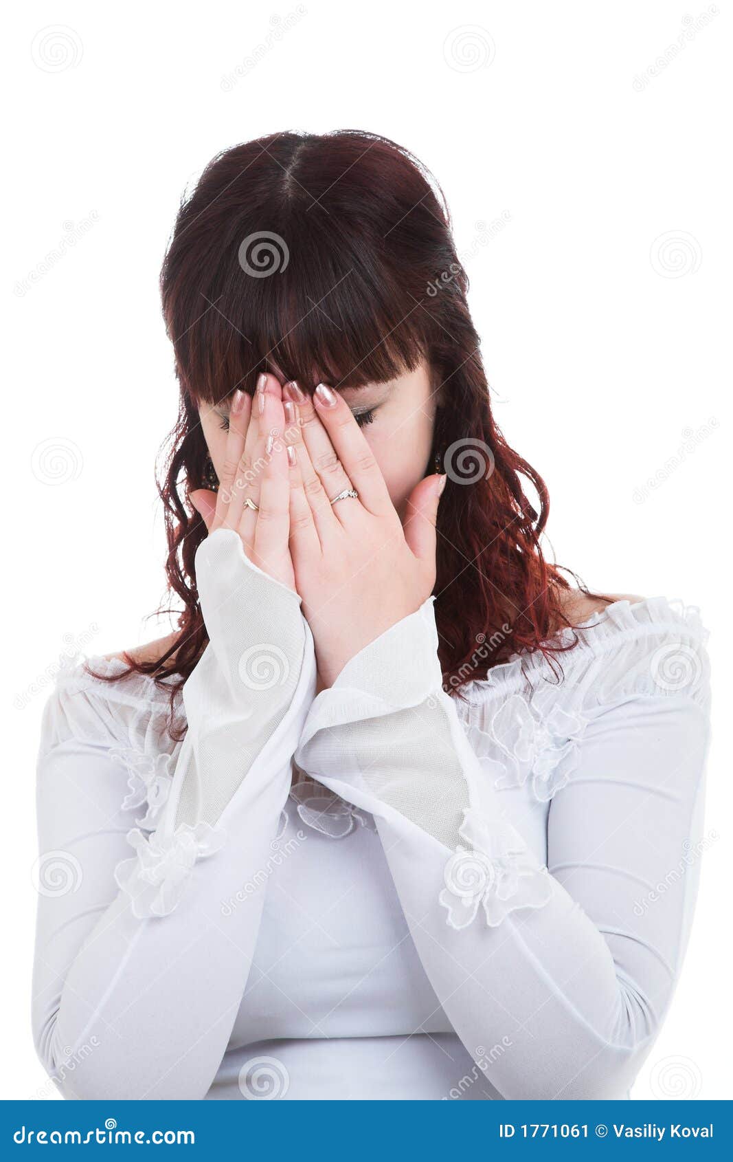 Upset girl stock image. Image of depression, expressing - 1771061