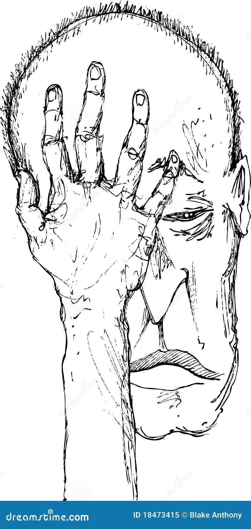 Upset Man Cartoon Vector | CartoonDealer.com #18473415