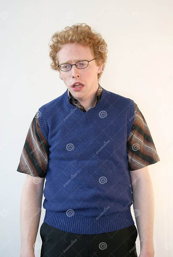 Upset nerd being a crybaby stock image. Image of frustration - 6804769