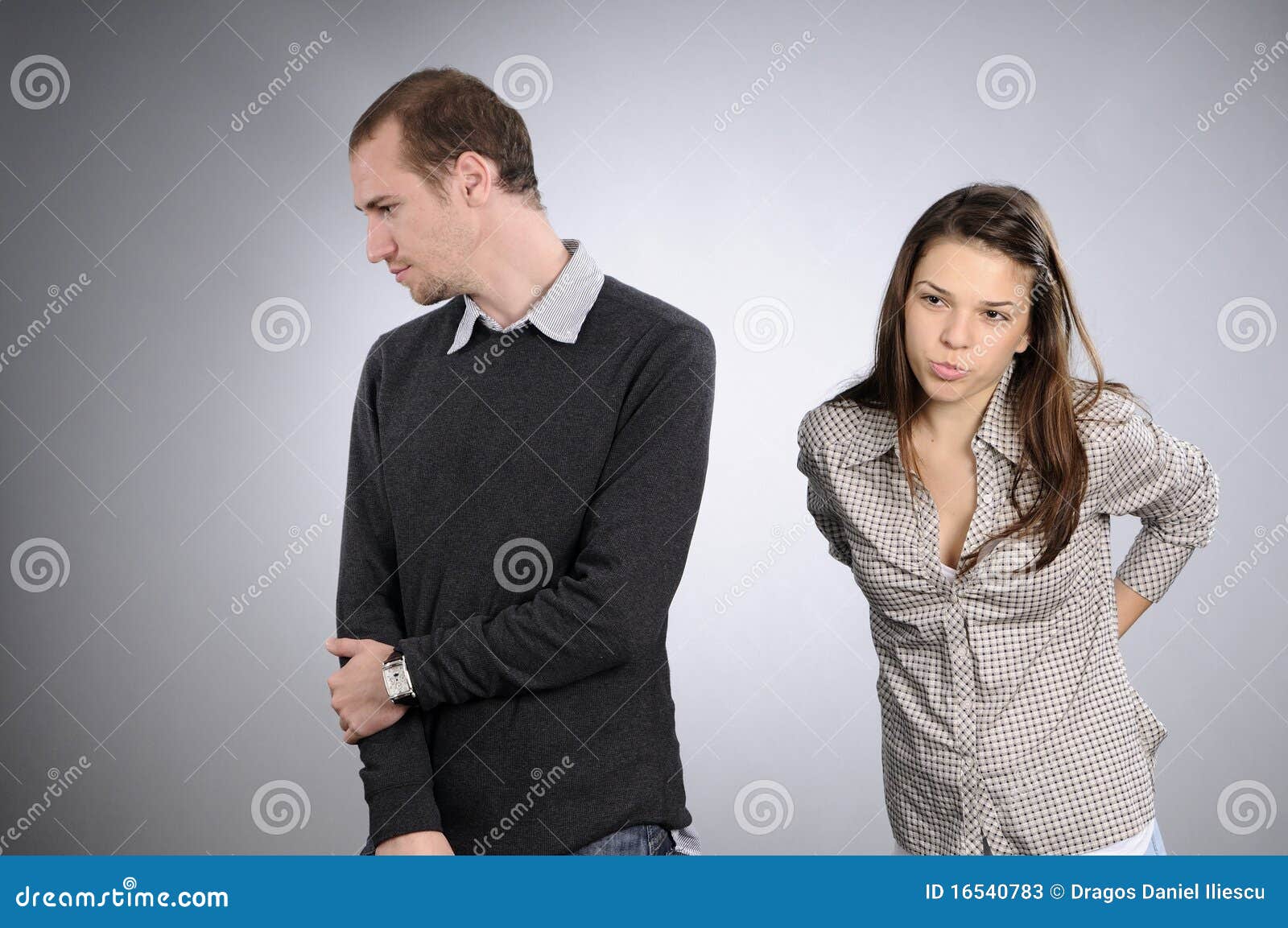 Upset People Having Conflict Stock Image - Image of stress, female ...