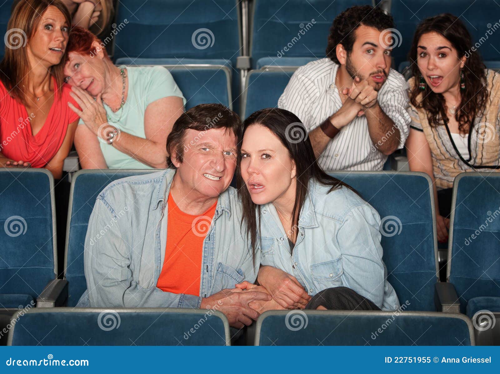 Upset Spectators stock image. Image of hold, cringe, middle - 22751955