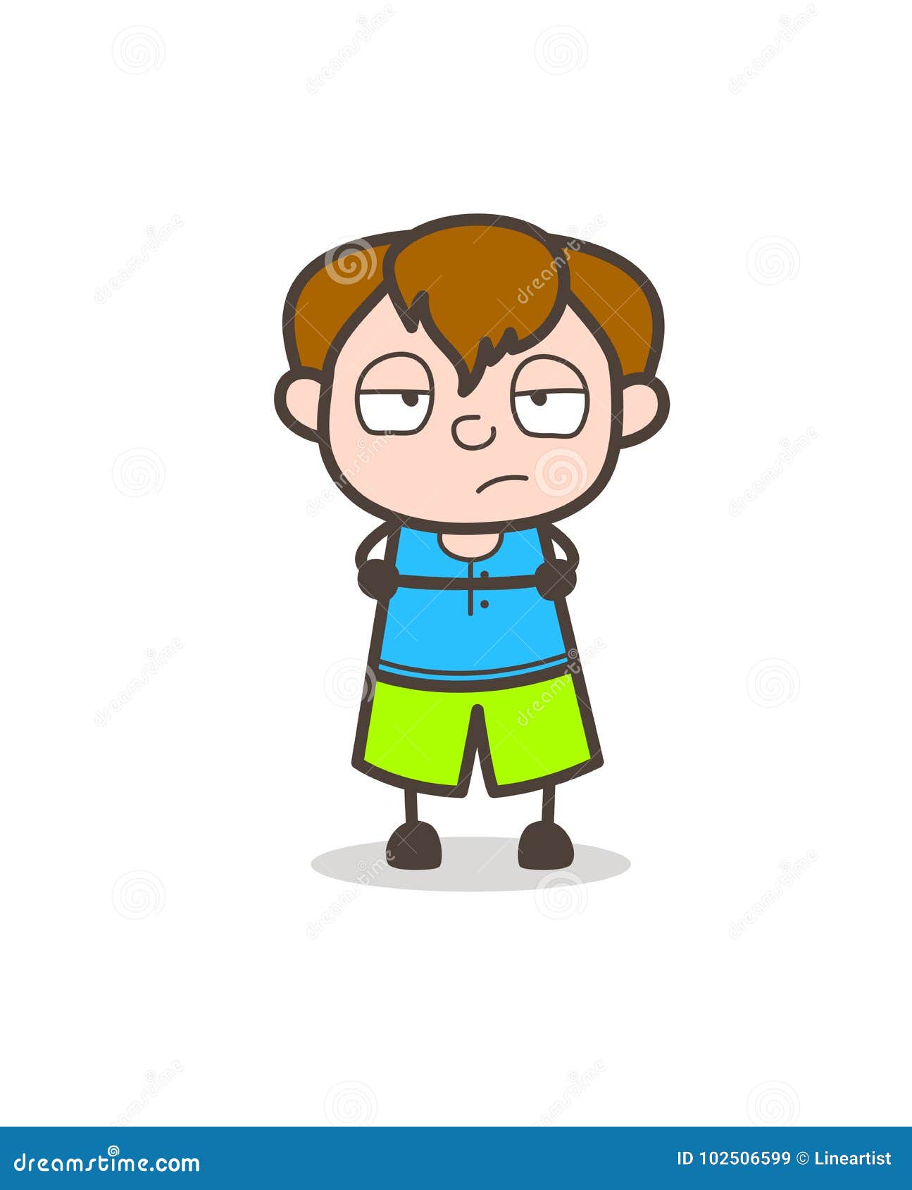 Upset and Unhappy Face Expression - Cute Cartoon Boy Illustration Stock ... Upset and Unhappy Face Expression - Cute Cartoon Boy Illustration Stock ...