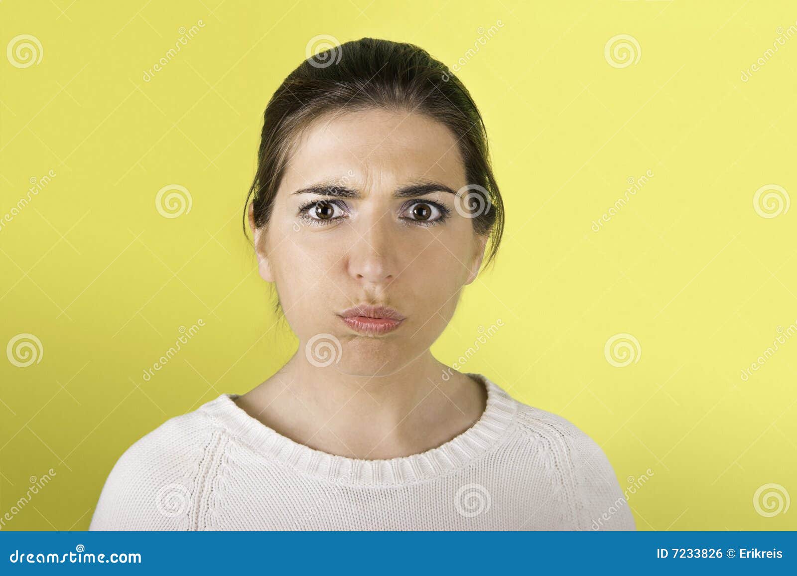 Upset women stock photo. Image of beauty, attractive, studio - 7233826