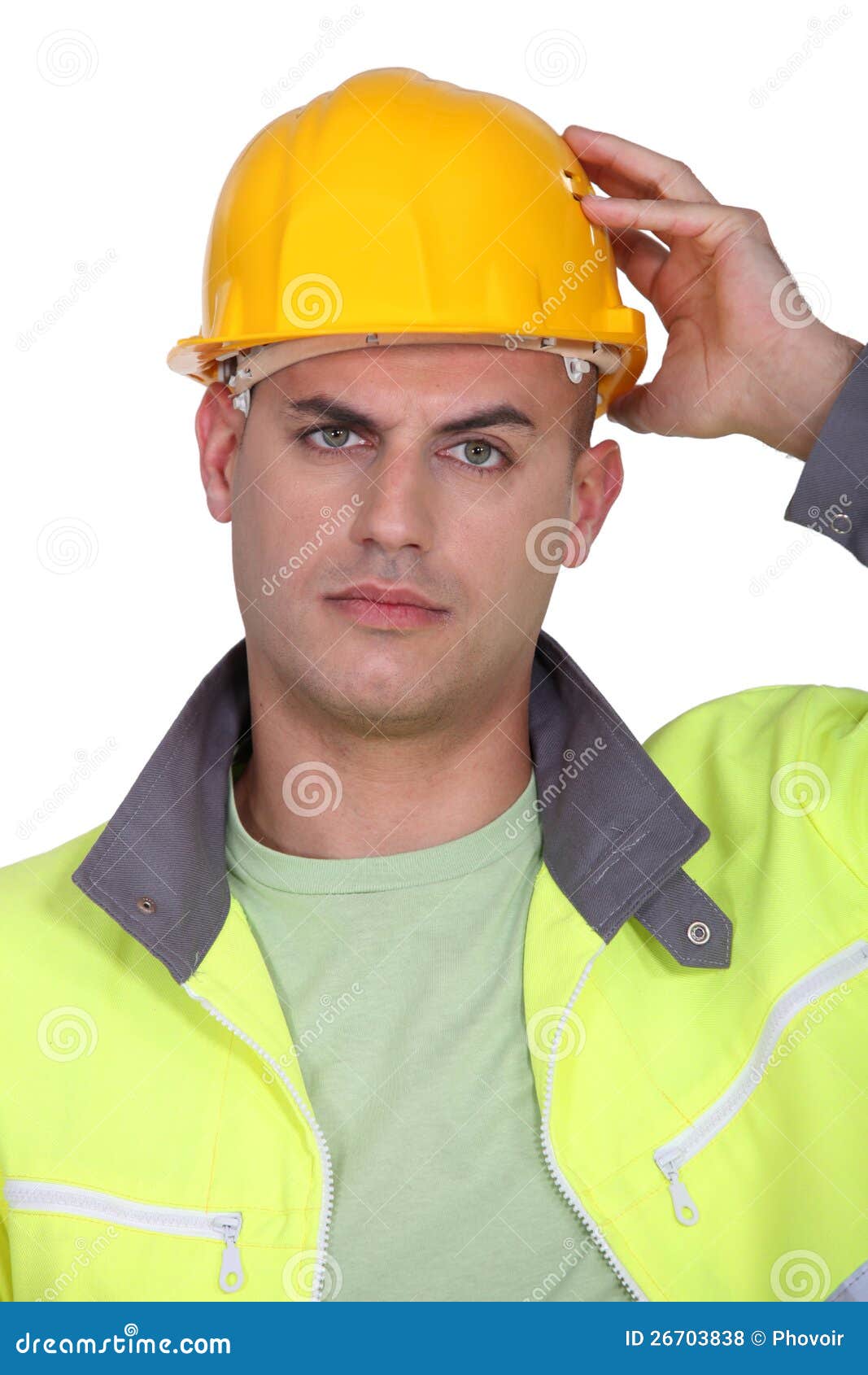 Upset worker stock photo. Image of shining, explosion - 26703838