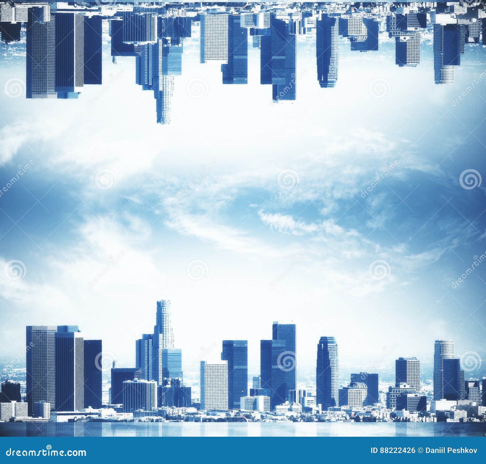 Upside down city stock photo. Image of beautiful, buildings - 88222426