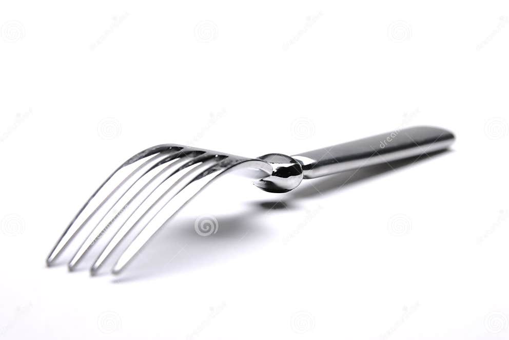 Upside down fork stock image. Image of isolated, tool, upside - 180909