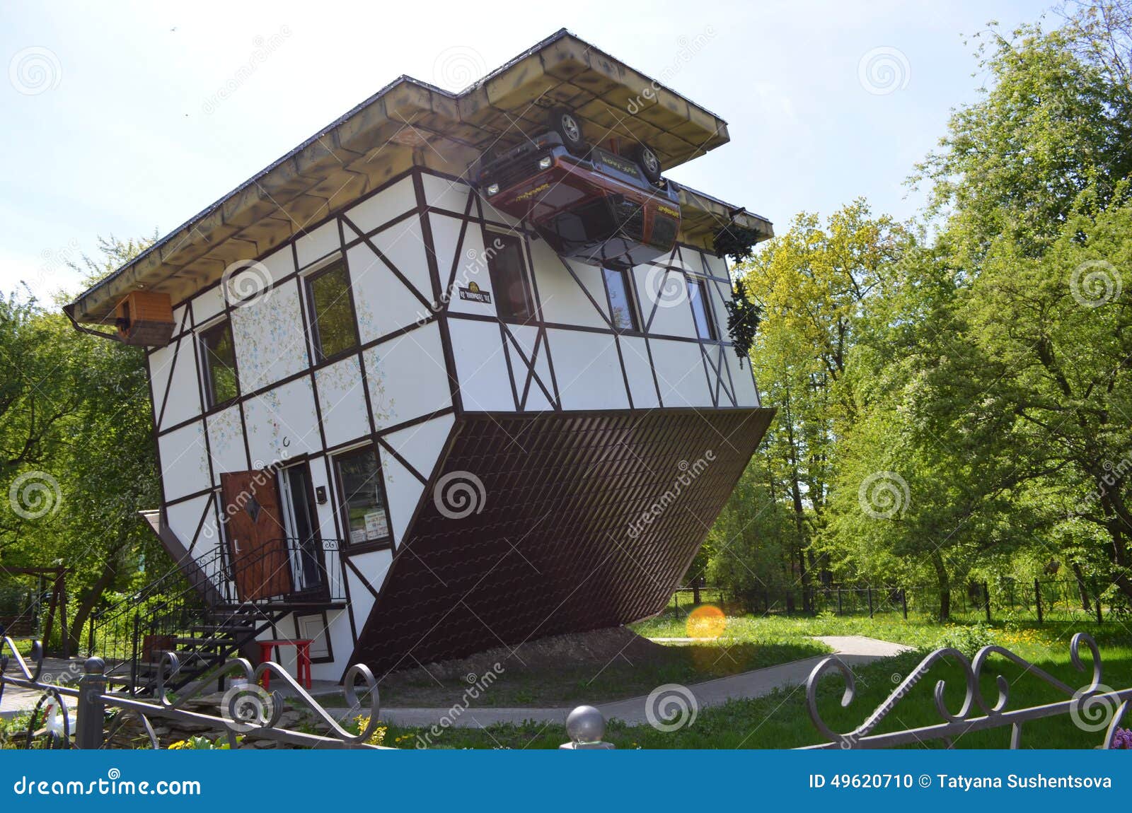 Upside-down House Editorial Image | CartoonDealer.com #47704902