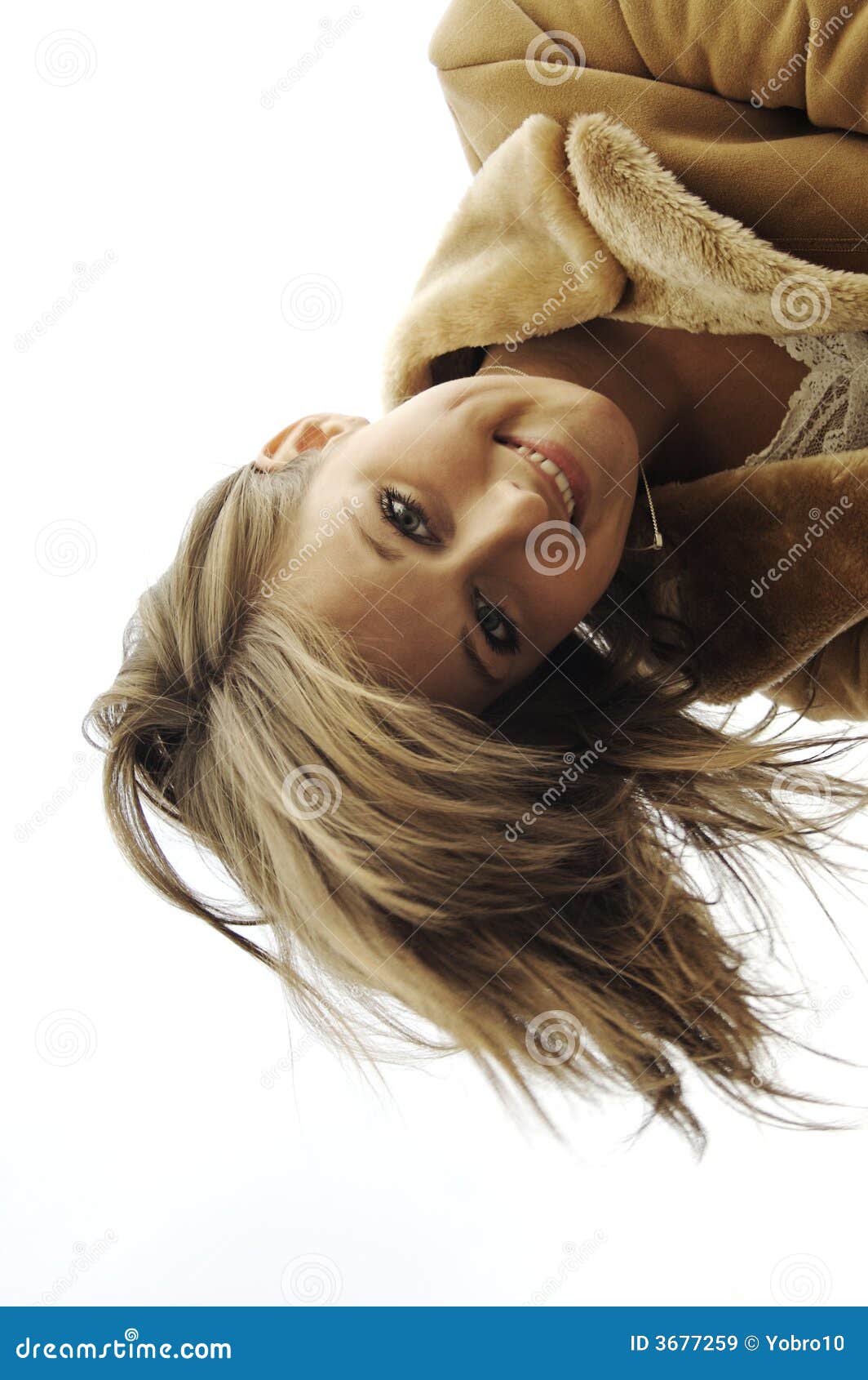 Upside Down Smiles stock image. Image of hair, movement - 3677259