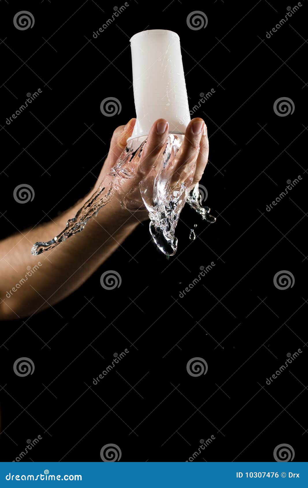 Upside down water stock photo. Image of isolated, glass - 10307476