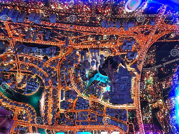 Upside mini dubai editorial stock image. Illustration of landmark ...