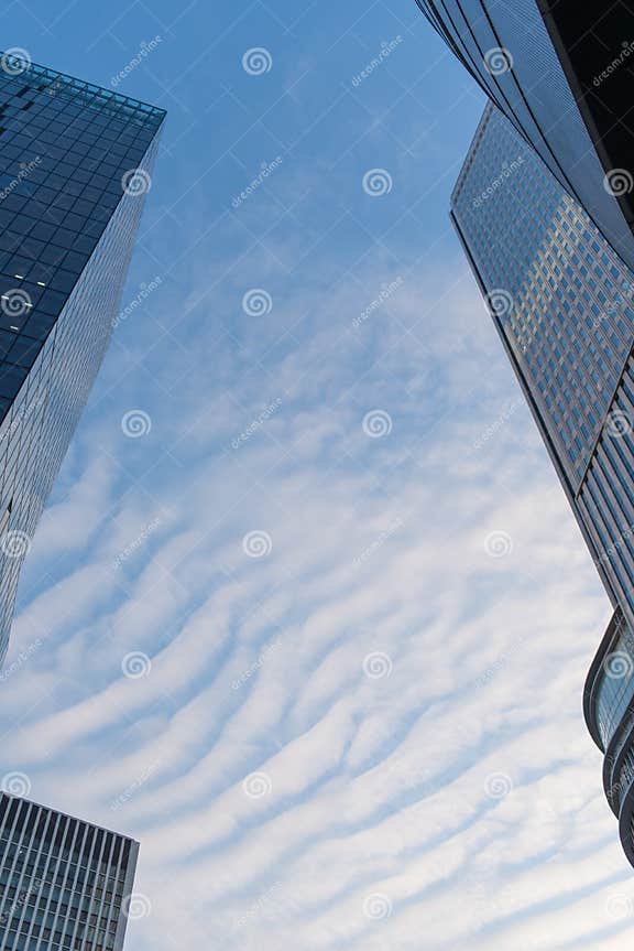 Upside View of Office Building Stock Photo - Image of construction ...