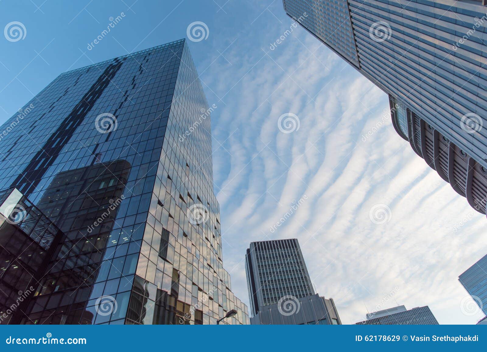 Upside View of Office Building Stock Image - Image of business, pattern ...