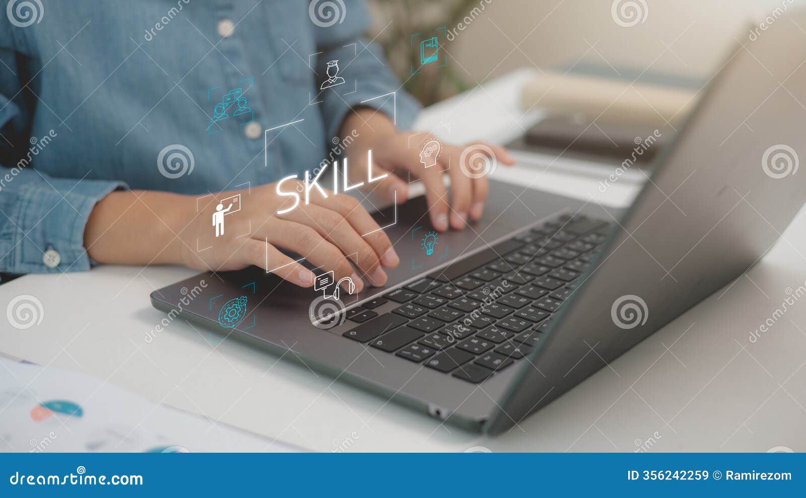 Upskill and Personal Development Concept. Employee Upskill or Reskill ...