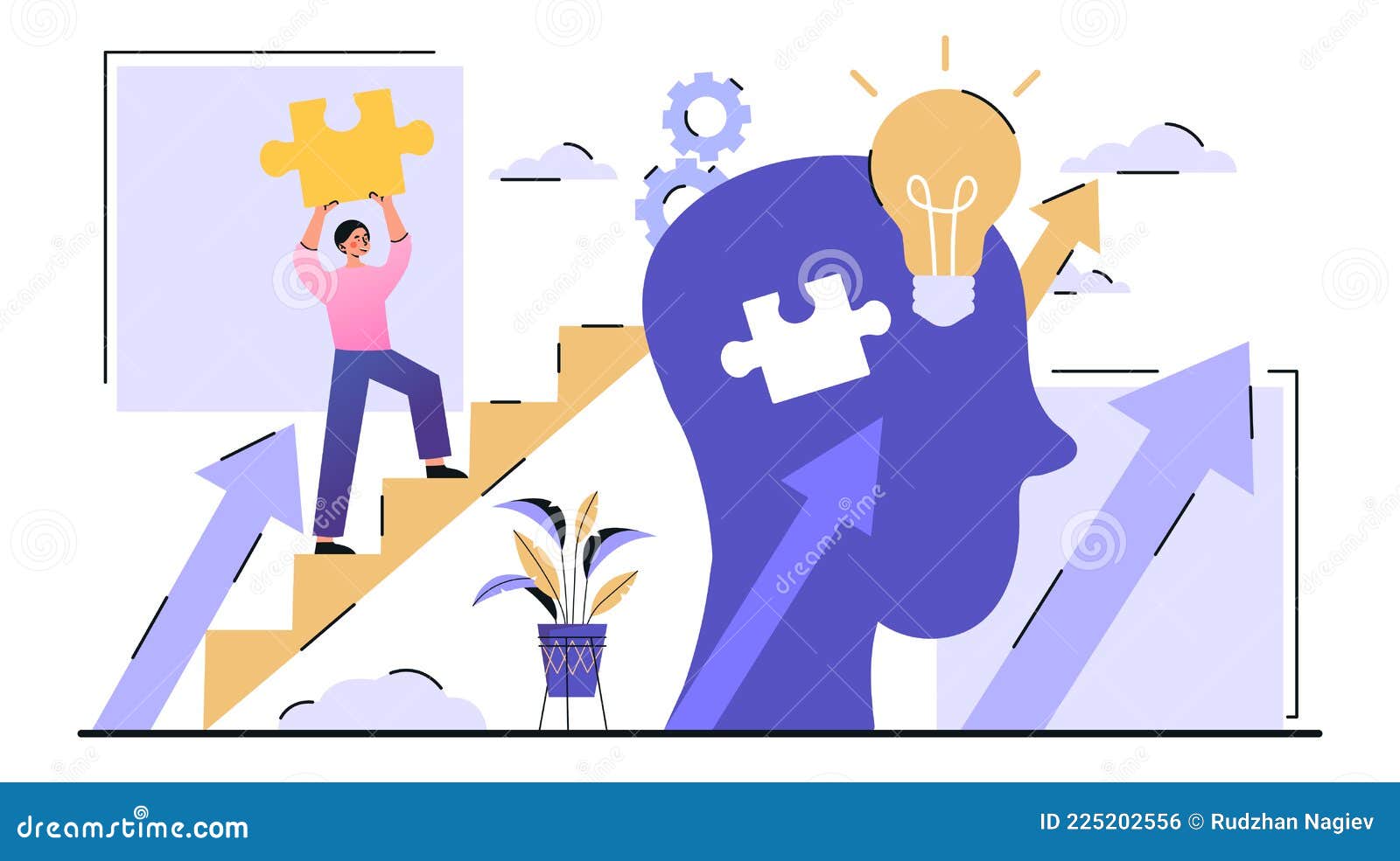 Upskilling Employees Concept Stock Vector - Illustration of character ...