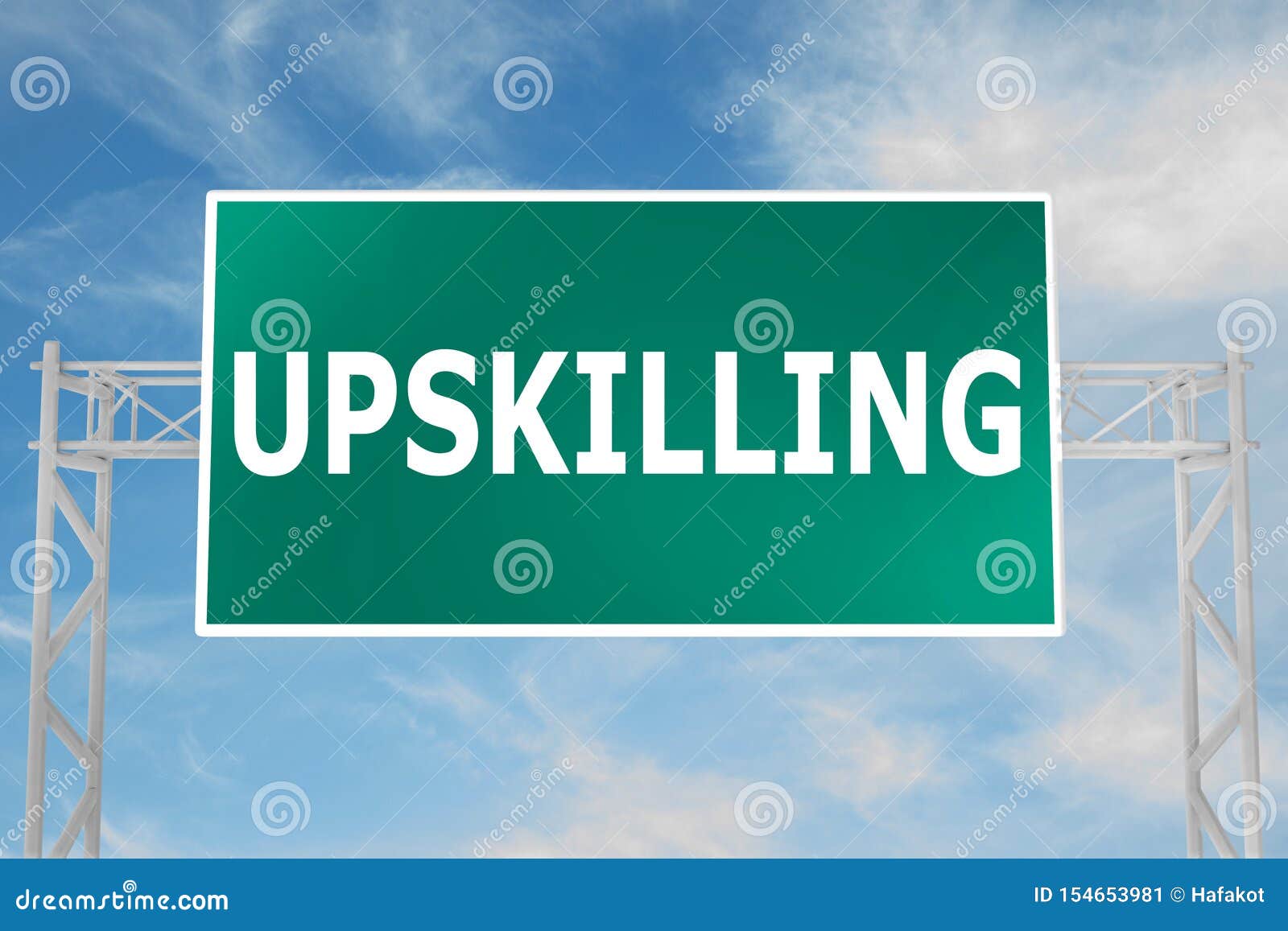 UPSKILLING - Professional Concept Stock Illustration - Illustration of ...