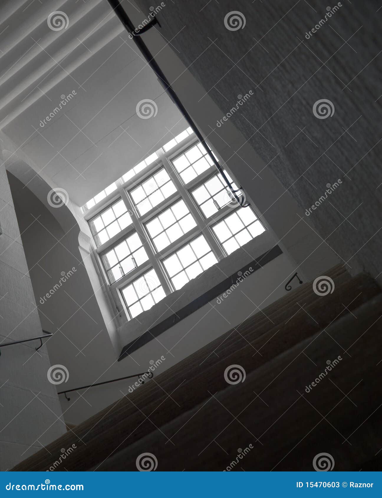 Upstairs to the window stock image. Image of wide, entrance - 15470603