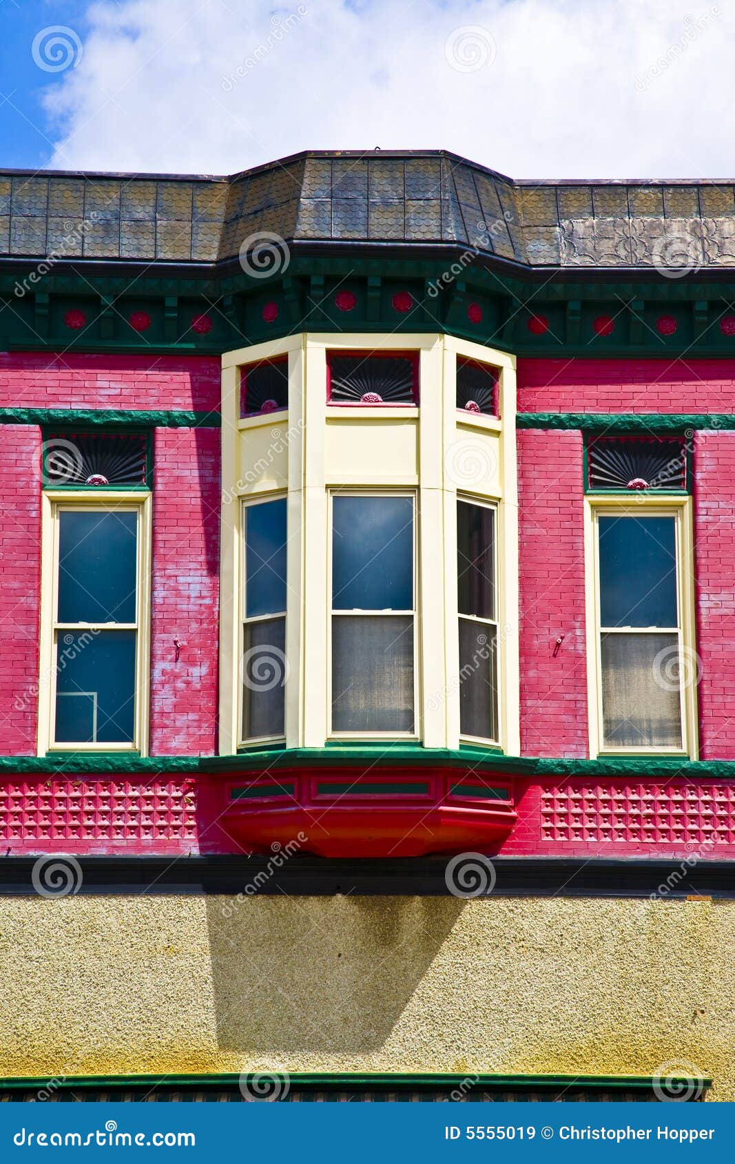 Upstairs Windows stock image. Image of structure, colorful - 5555019