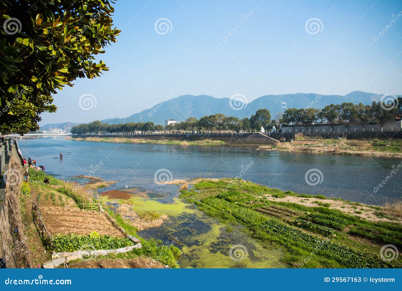 Upstream of a big river stock image. Image of xikou, home - 29567163