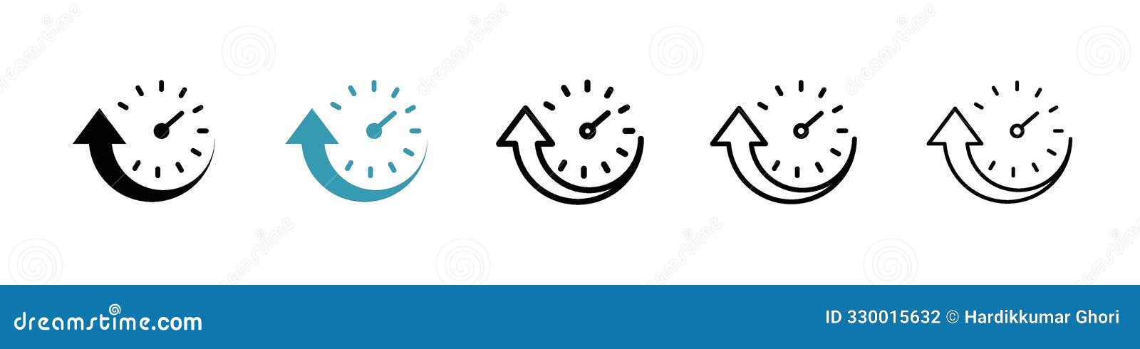 Downtime Icon In Comic Style. Uptime Vector Cartoon Illustration On ...