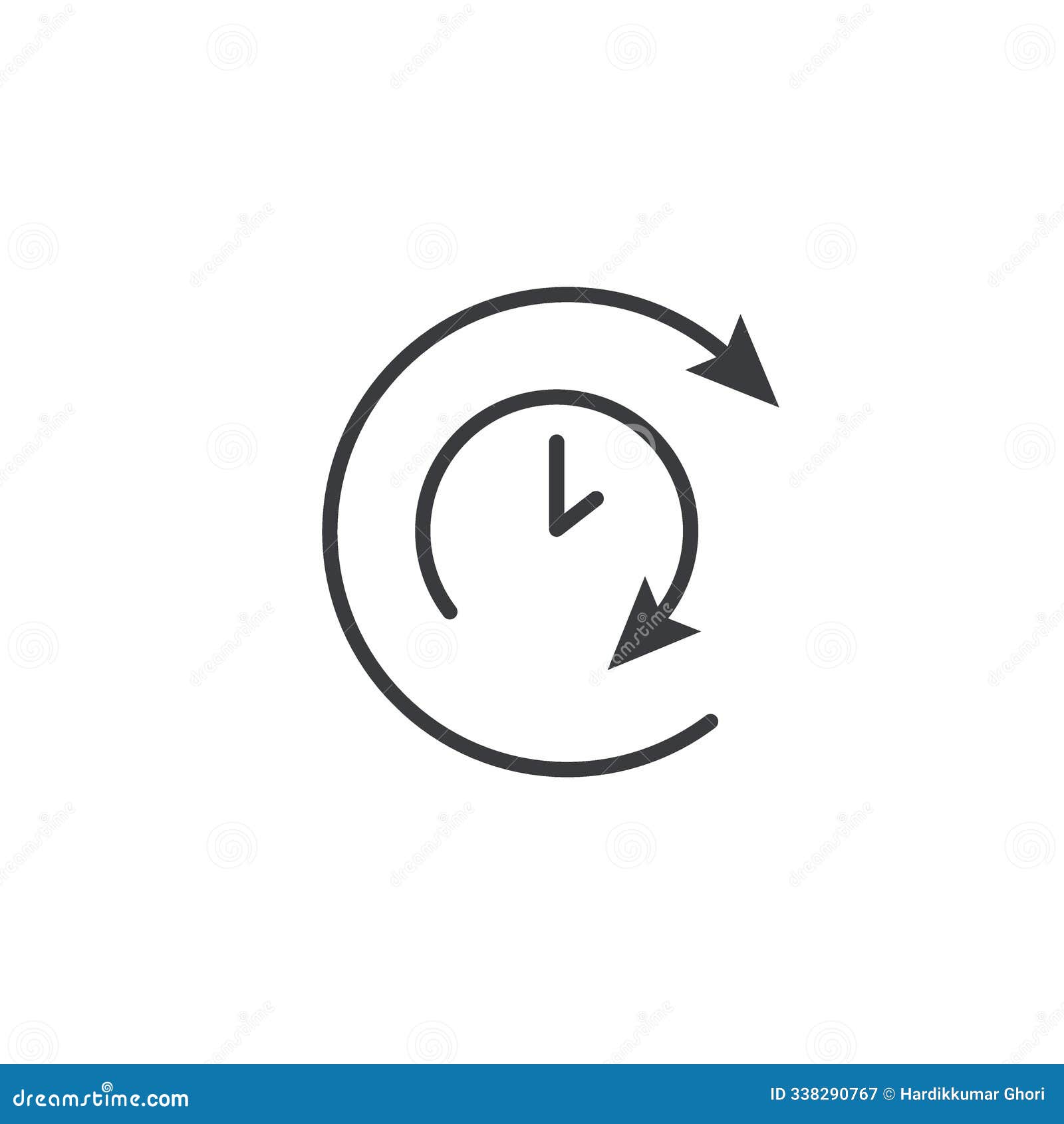 Downtime Icon In Comic Style. Uptime Vector Cartoon Illustration On ...