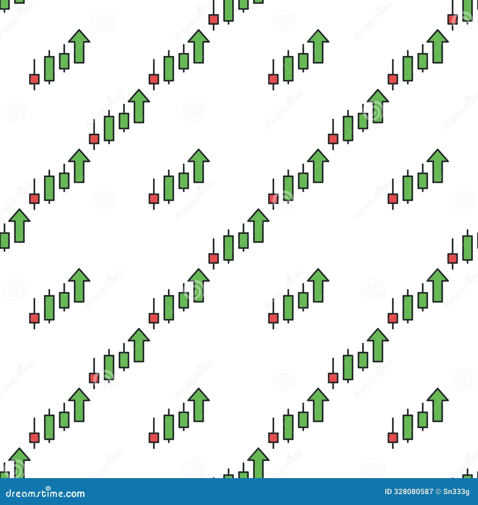 Uptrend Candlestick Chart Vector Stock Advanced Investment Strategies ...