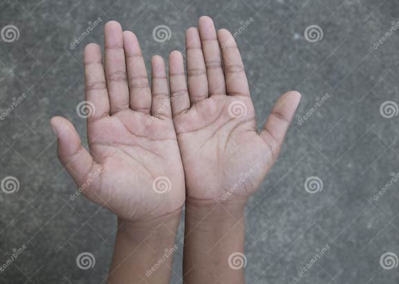 Upturned hands stock image. Image of human, finger, invitation - 79889997