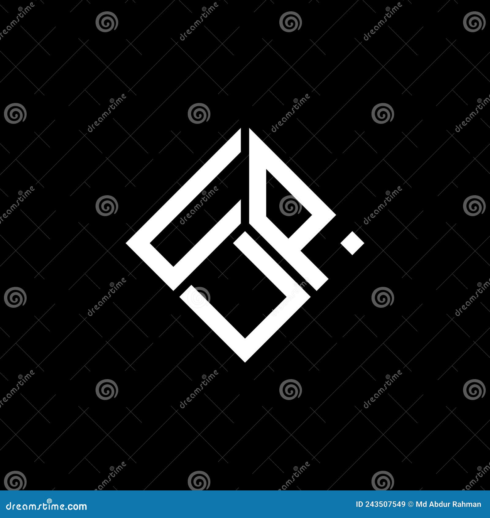 UPU Letter Logo Design On Black Background. UPU Creative Initials ...