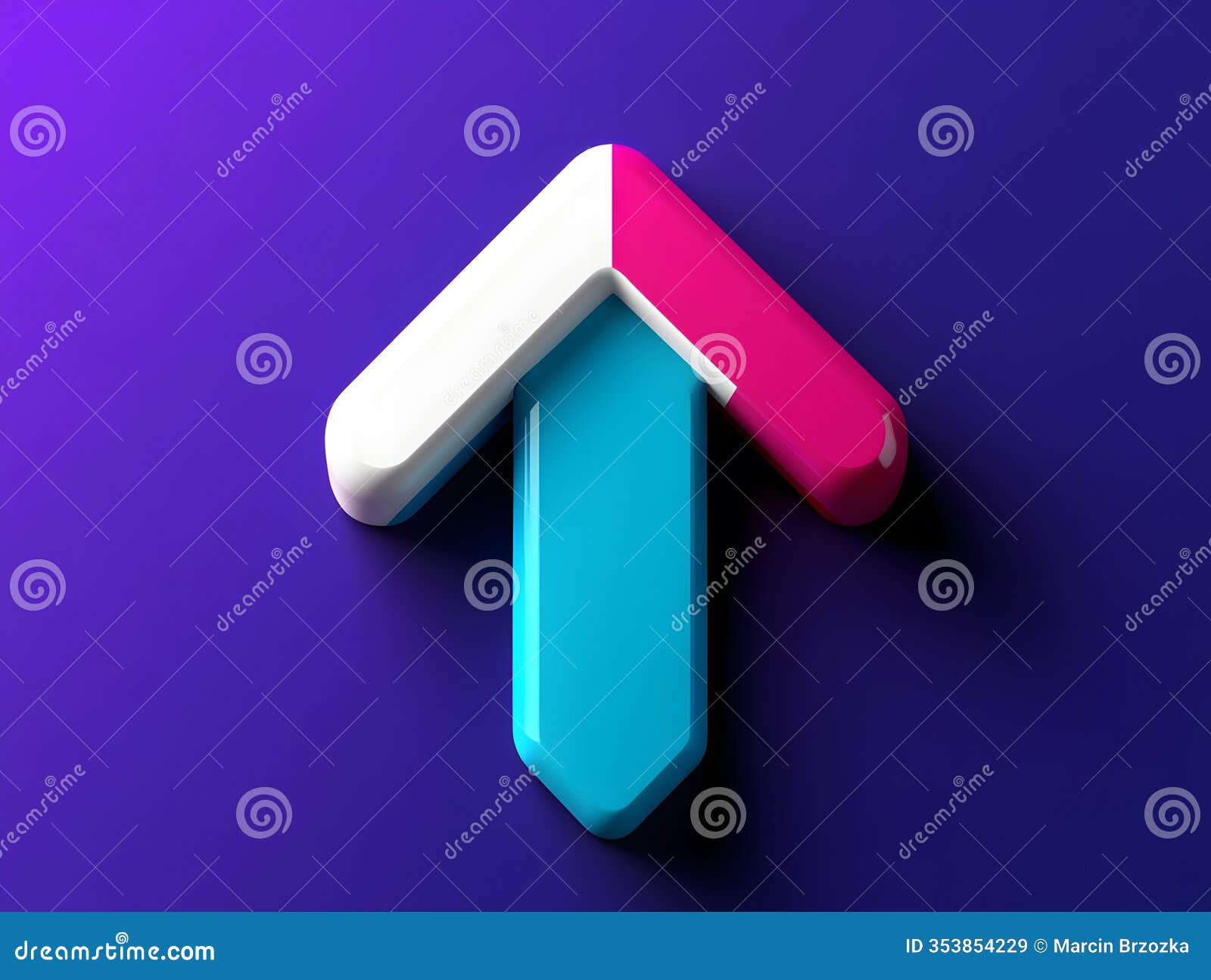 "Upward Arrow Vector: a Symbol of Growth, Progress, and Forward ...