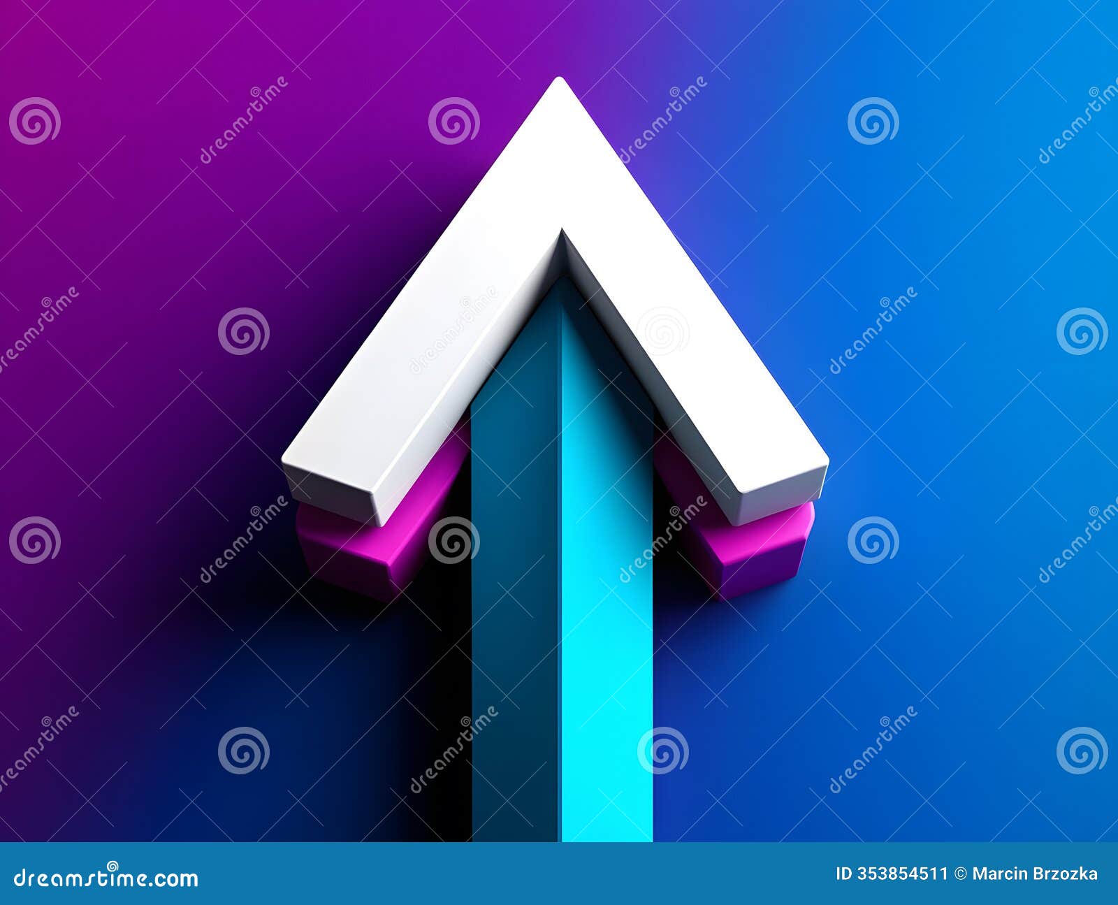 "Upward Arrow Vector: a Symbol of Growth, Progress, and Forward ...