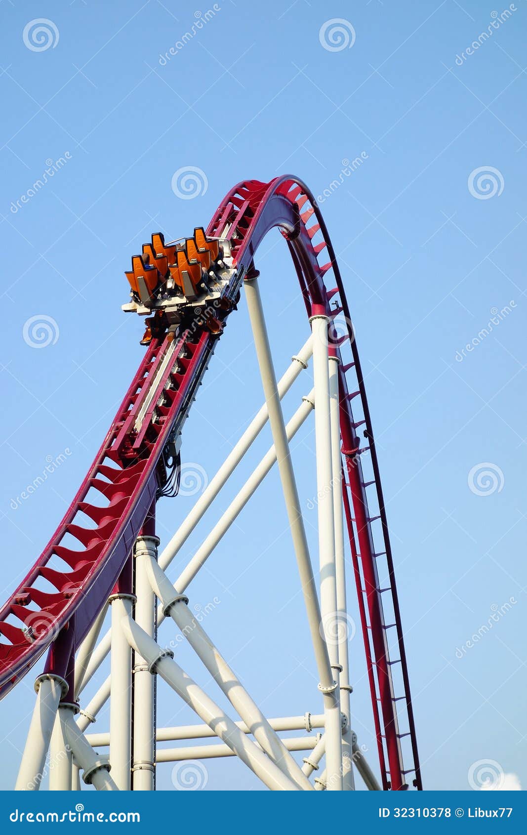 Roller Coaster Car Front View