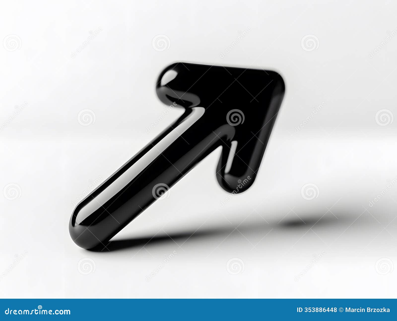 "Upward Pointing Vector Arrow: a Symbol of Growth and Progress" Stock ...