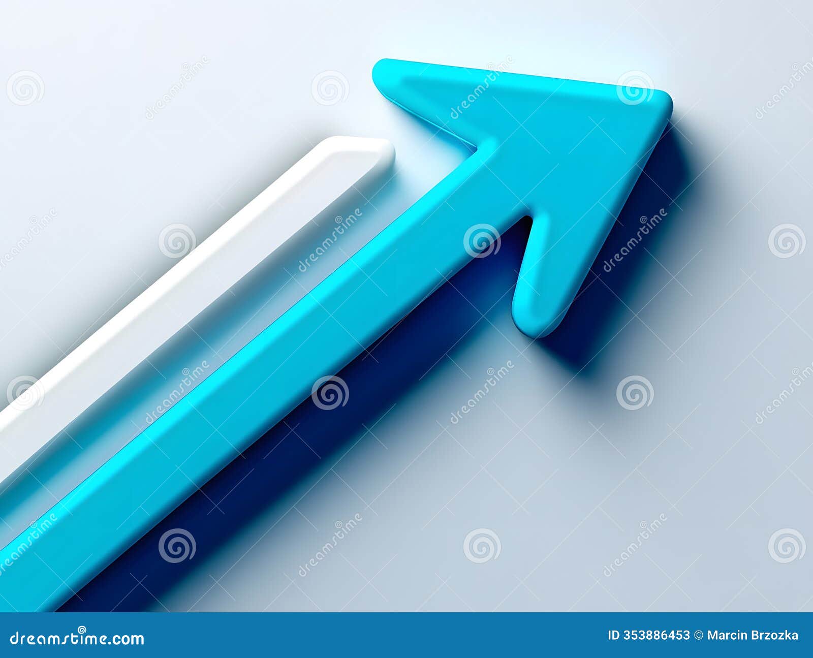 "Upward Pointing Vector Arrow: a Symbol of Growth and Progress" Stock ...