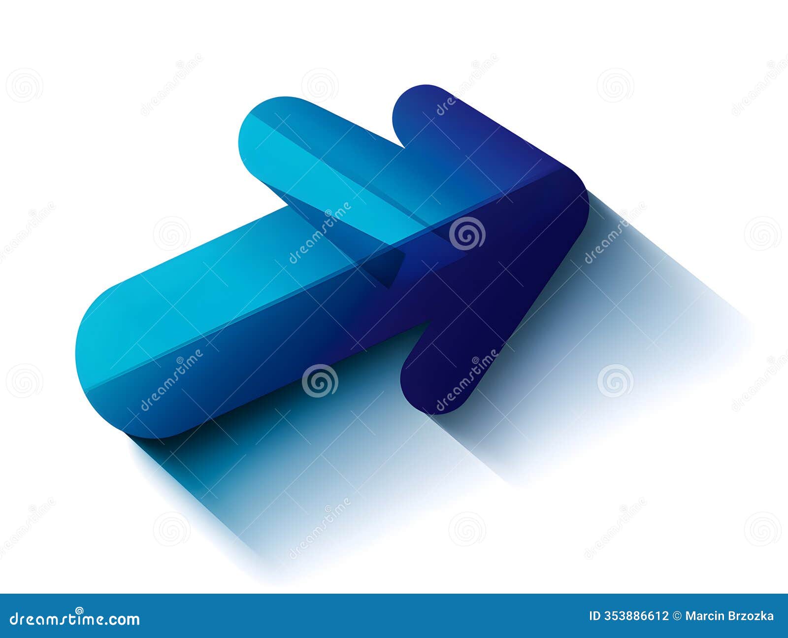 "Upward Pointing Vector Arrow: a Symbol of Growth and Progress" Stock ...