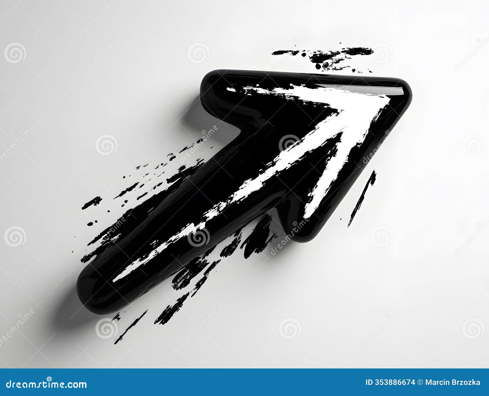 "Upward Pointing Vector Arrow: a Symbol of Growth and Progress" Stock ...