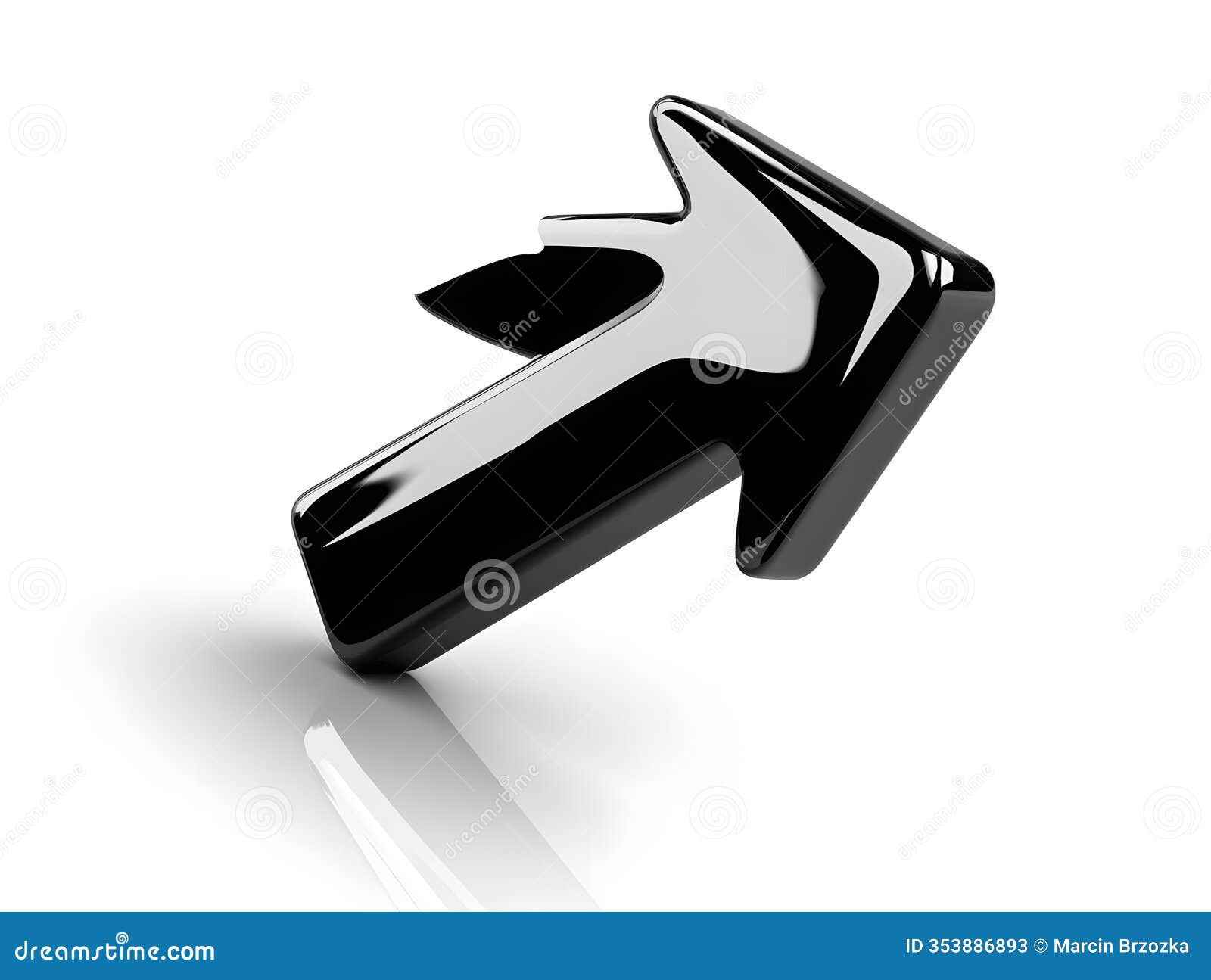 "Upward Pointing Vector Arrow: a Symbol of Growth and Progress" Stock ...