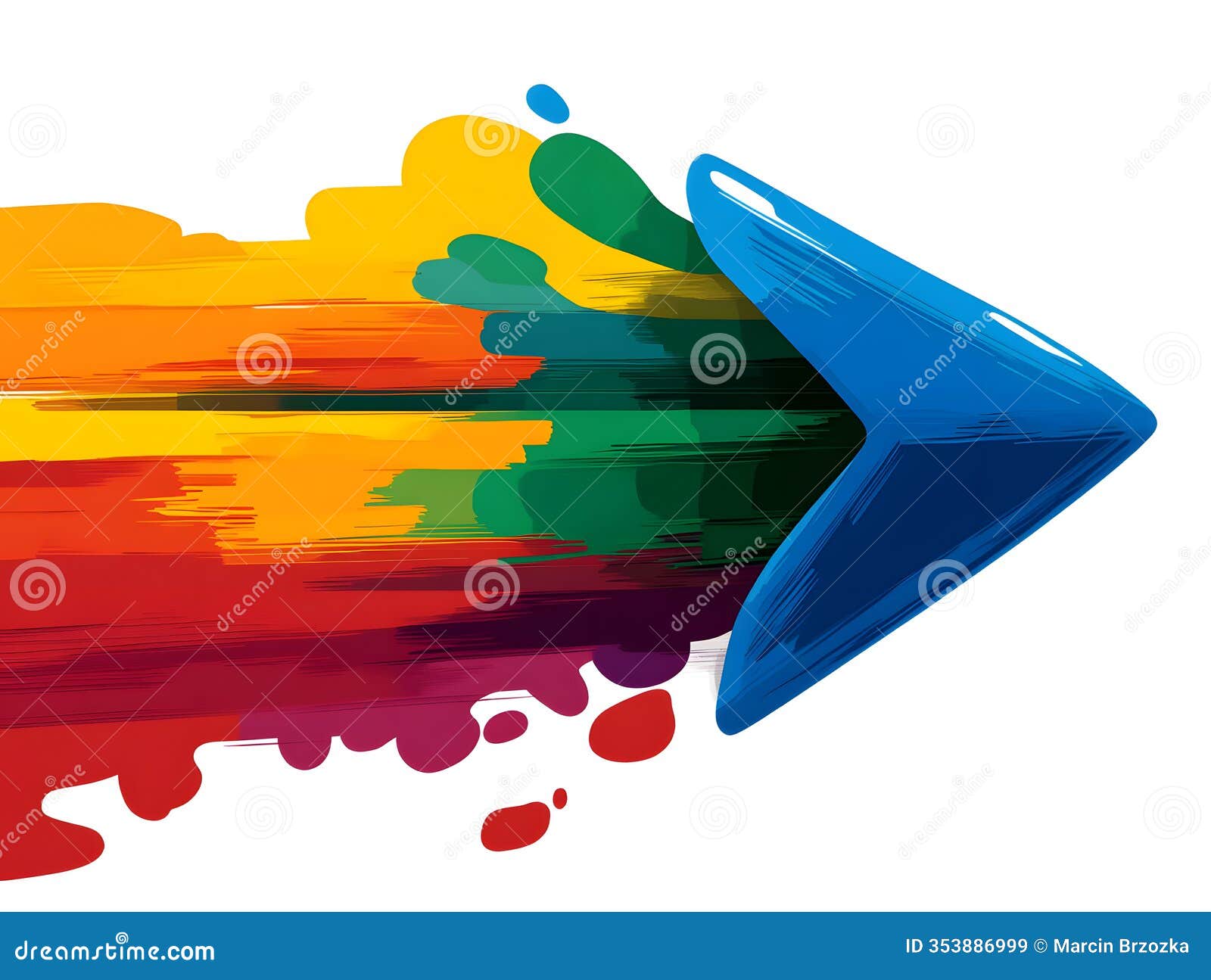 "Upward Pointing Vector Arrow: a Symbol of Growth and Progress" Stock ...