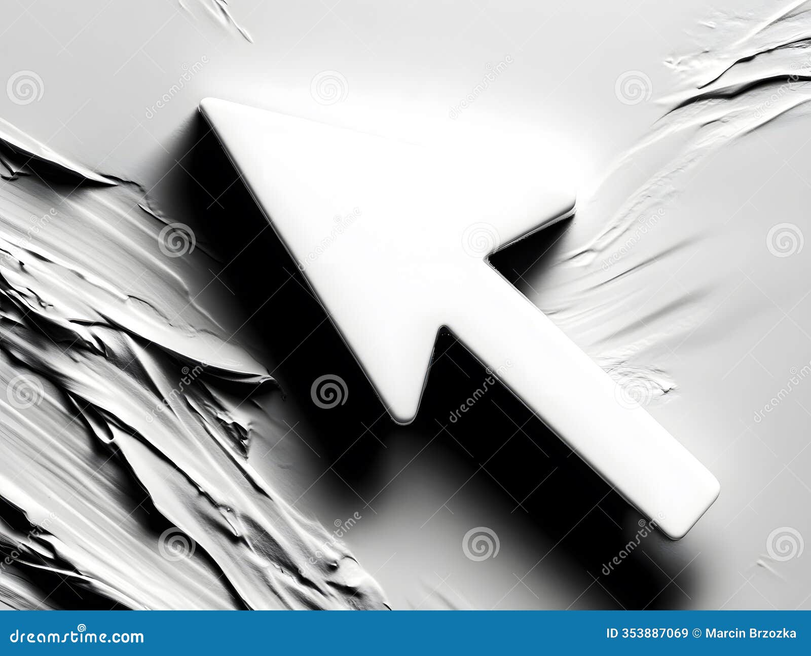 "Upward Pointing Vector Arrow: a Symbol of Growth and Progress" Stock ...
