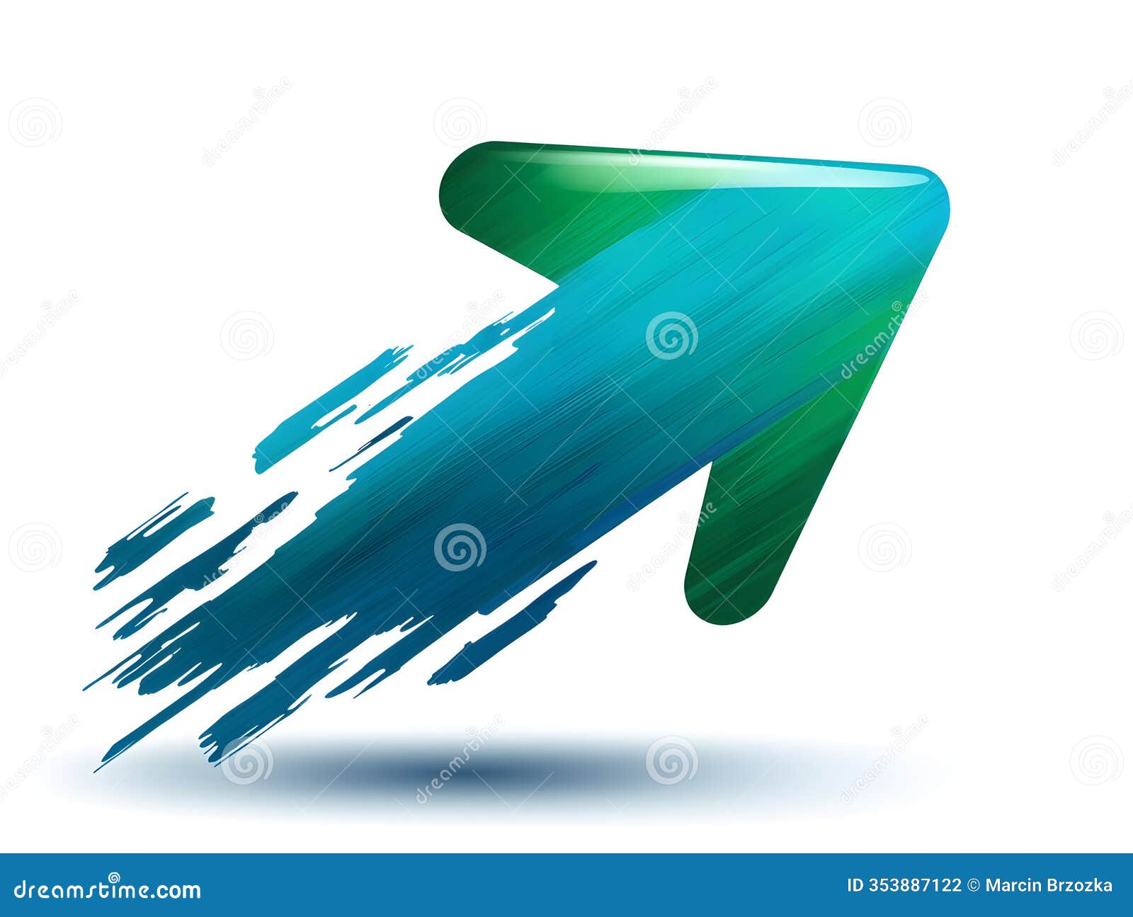 "Upward Pointing Vector Arrow: a Symbol of Growth and Progress" Stock ...
