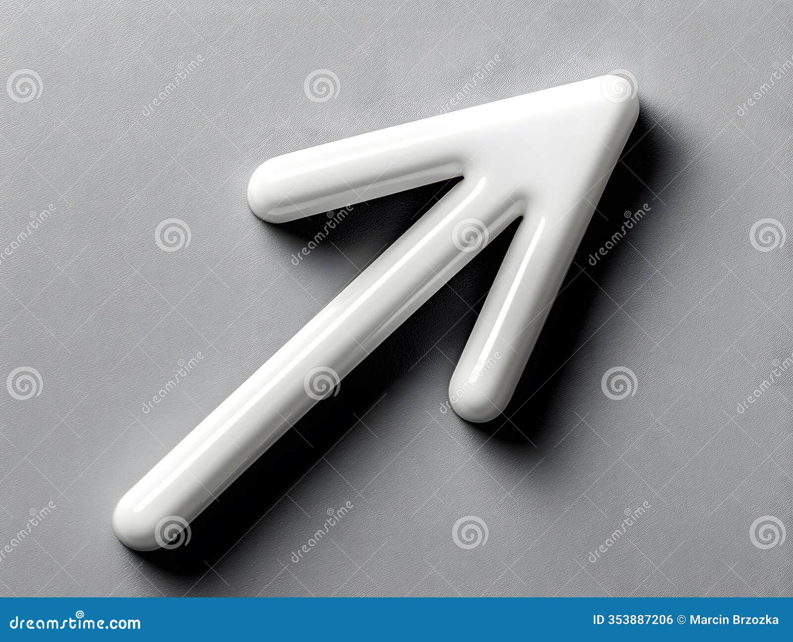 "Upward Pointing Vector Arrow: a Symbol of Growth and Progress" Stock ...