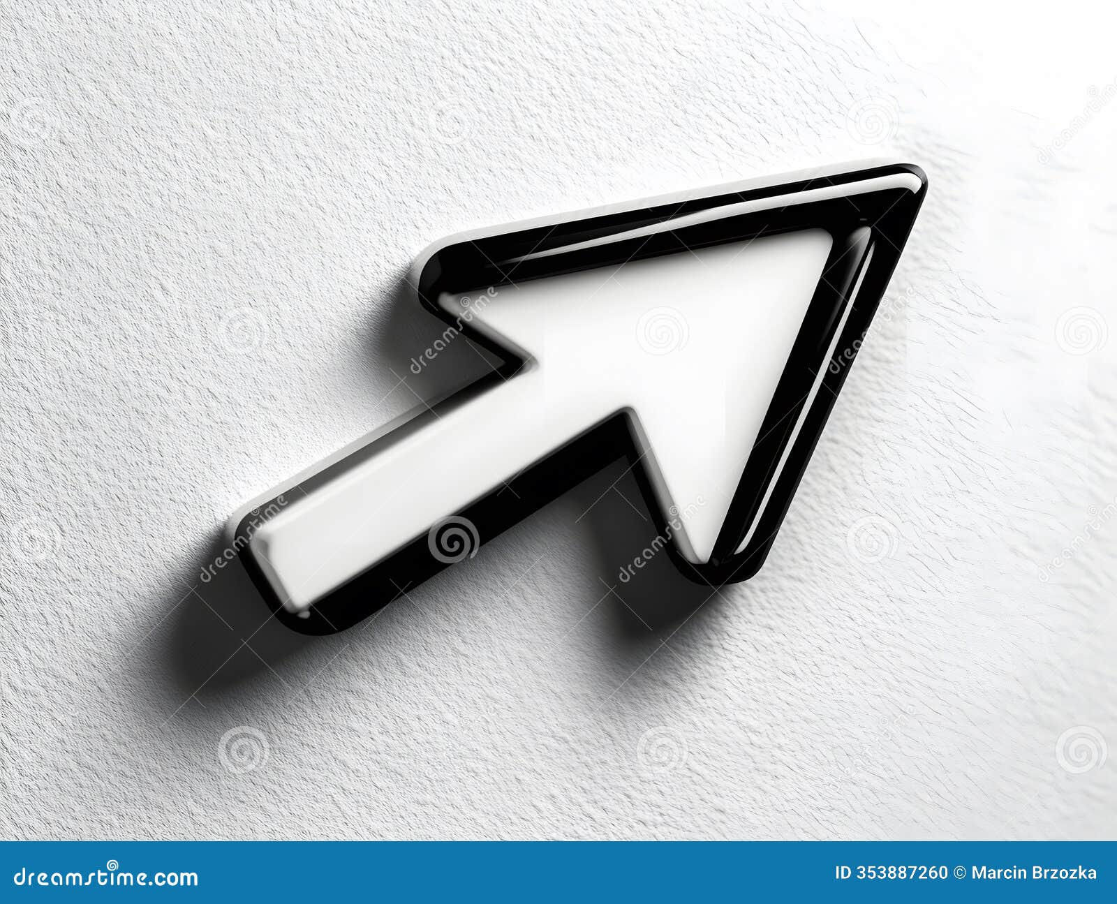 "Upward Pointing Vector Arrow: a Symbol of Growth and Progress" Stock ...