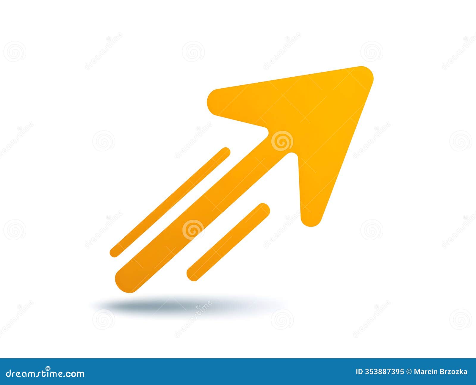 "Upward Pointing Vector Arrow: a Symbol of Growth and Progress" Stock ...