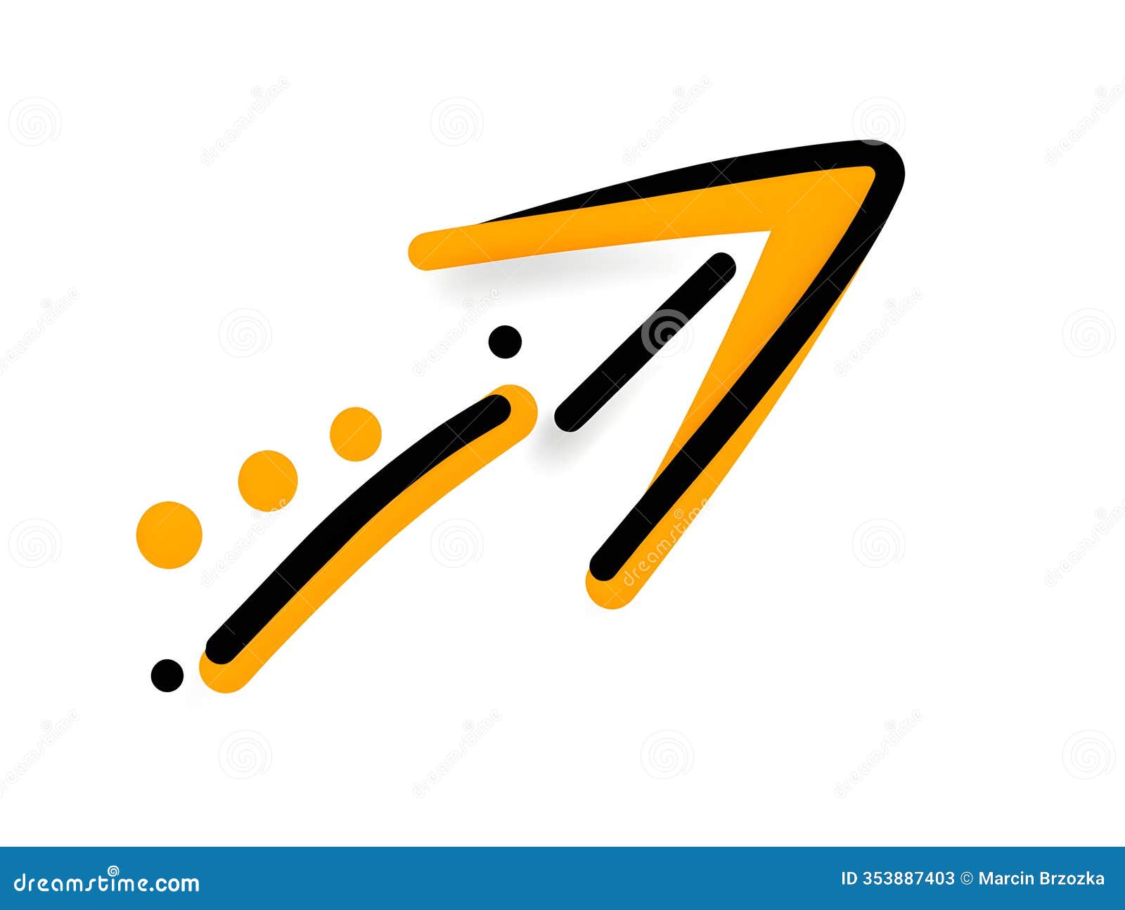 "Upward Pointing Vector Arrow: a Symbol of Growth and Progress" Stock ...