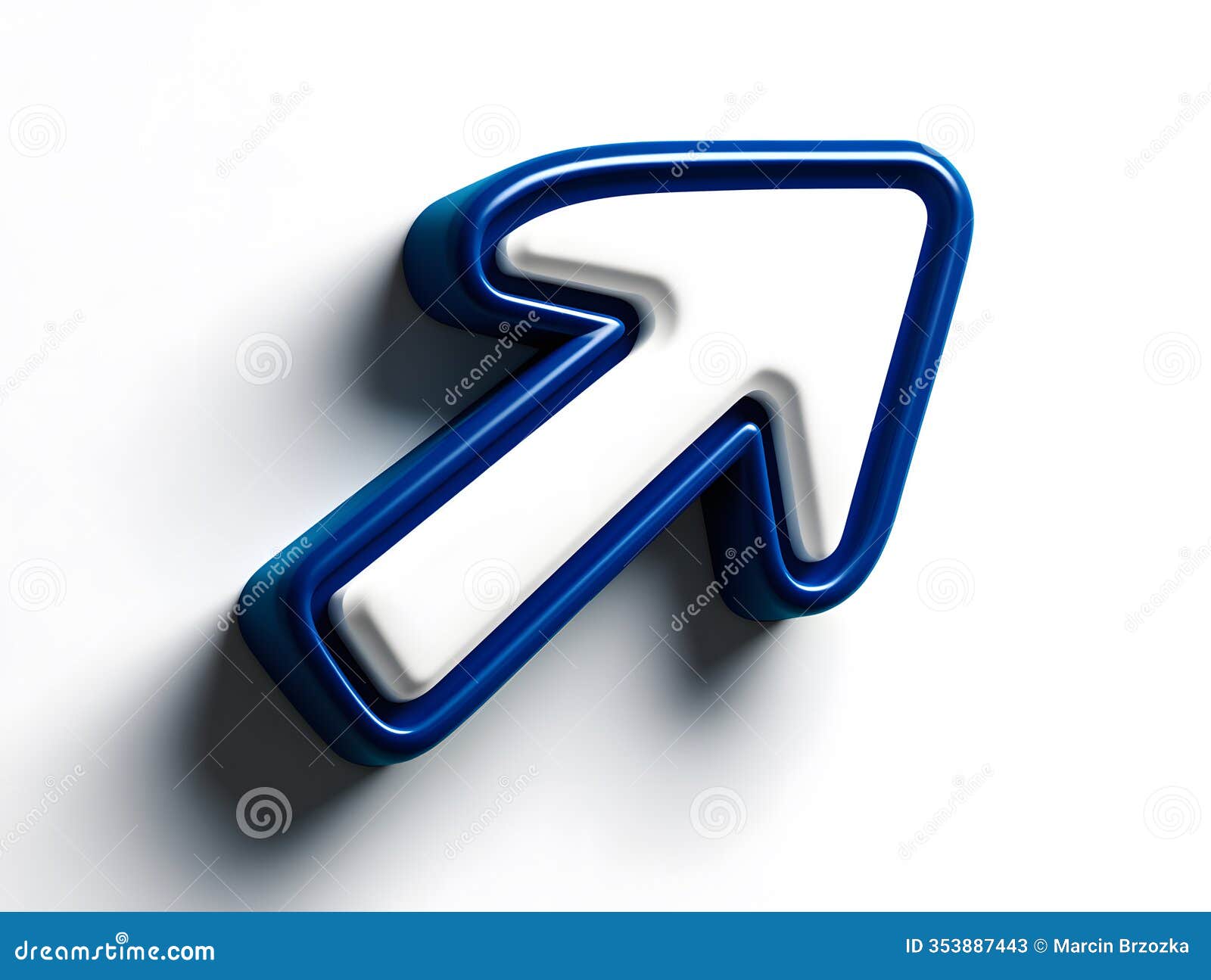 "Upward Pointing Vector Arrow: a Symbol of Growth and Progress" Stock ...