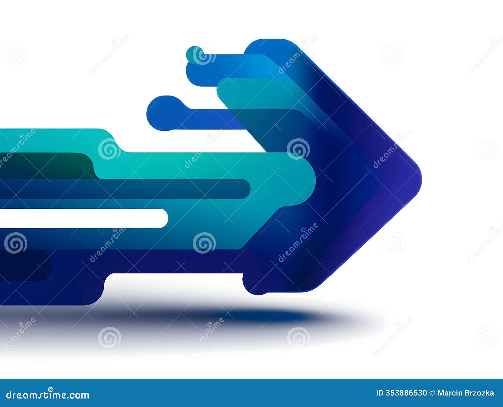 "Upward Pointing Vector Arrow: a Symbol of Growth and Progress" Stock ...