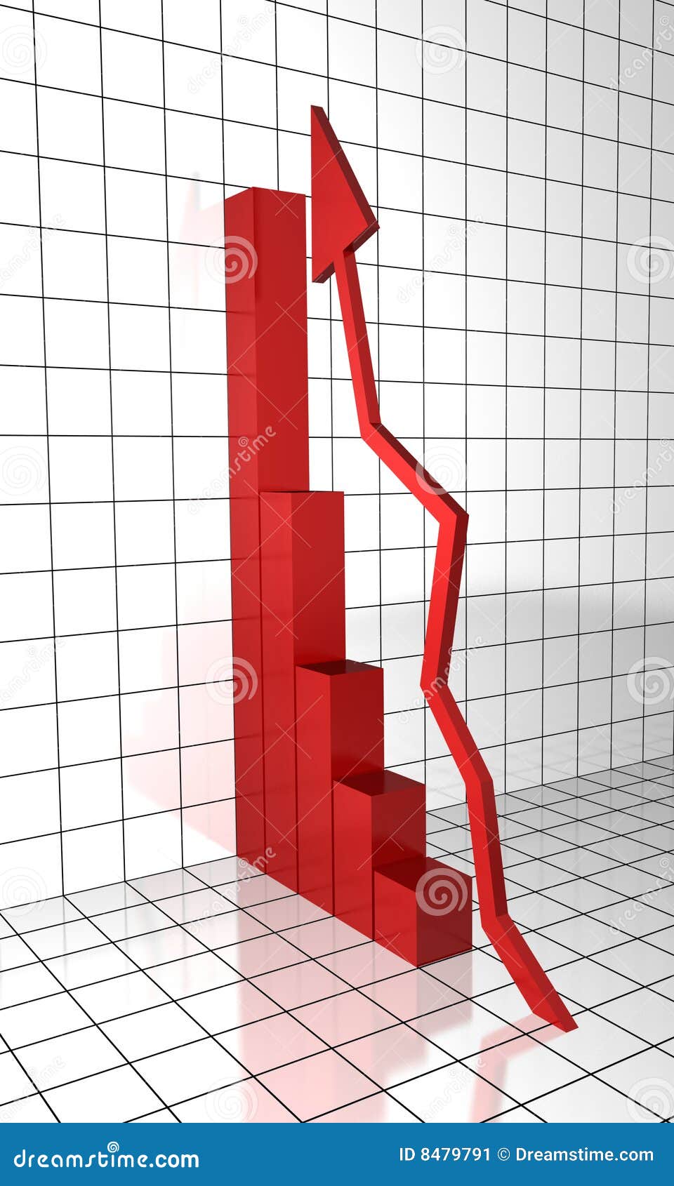 Upward success graph stock illustration. Illustration of finance - 8479791